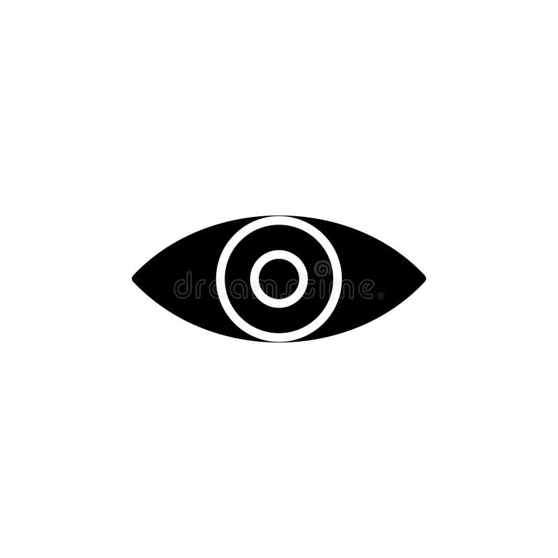 Eye Icon. Look and Vision Icon Stock Vector - Illustration of business ...