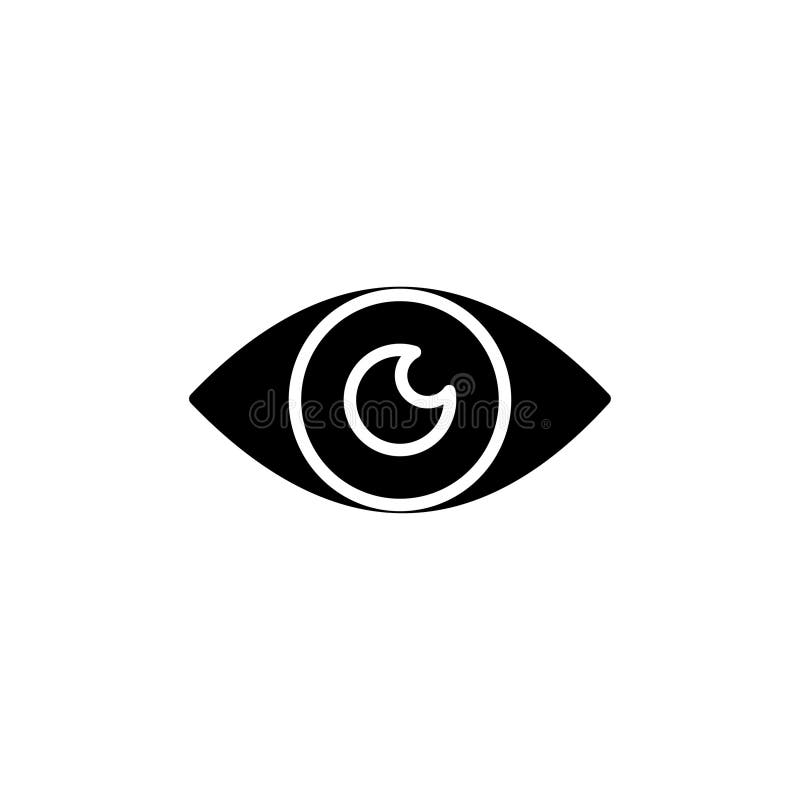 Eye Icon. Look and Vision Icon Stock Vector - Illustration of ...