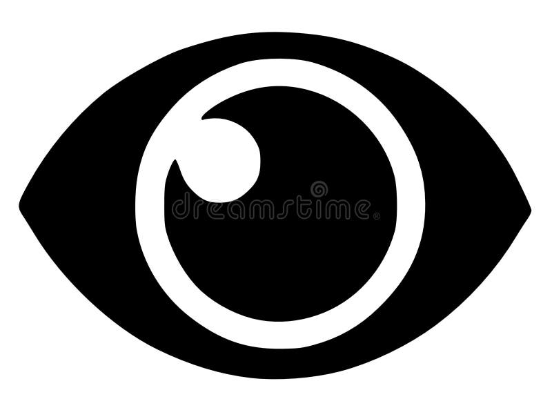 Eye Icon. Simple Illustration of Eye Icon for Web Design Stock ...