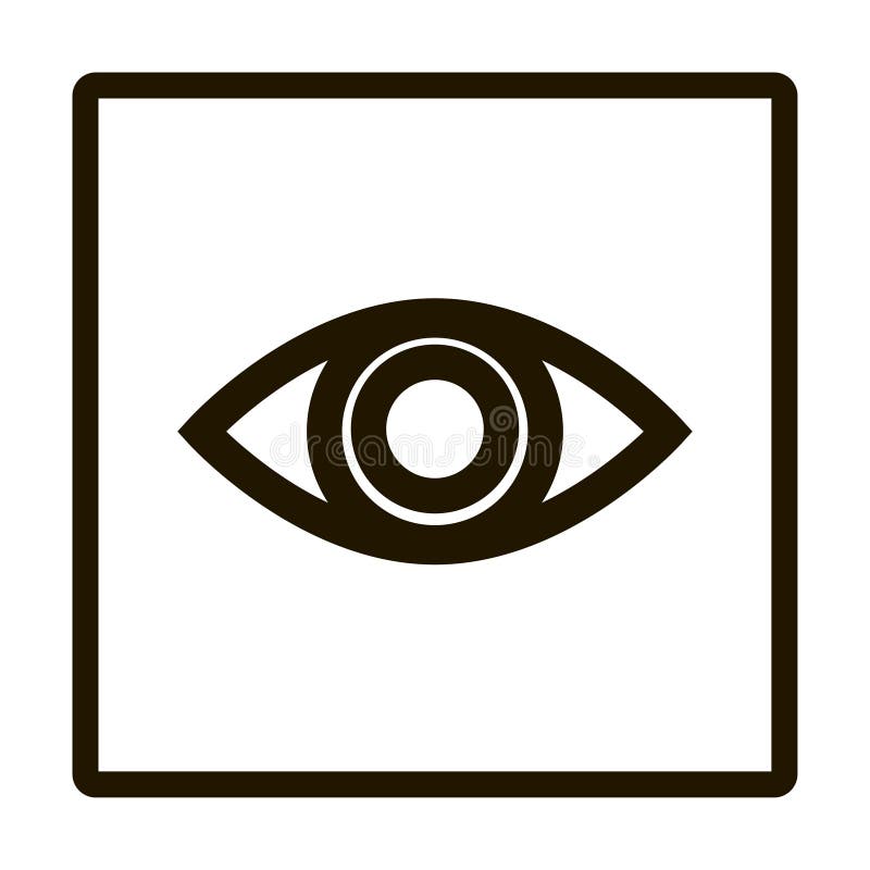 Eye icon stock vector. Illustration of abstract, optical - 102781439