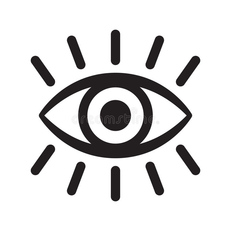 Eye icon, symbol. stock vector. Illustration of isolated - 373103494