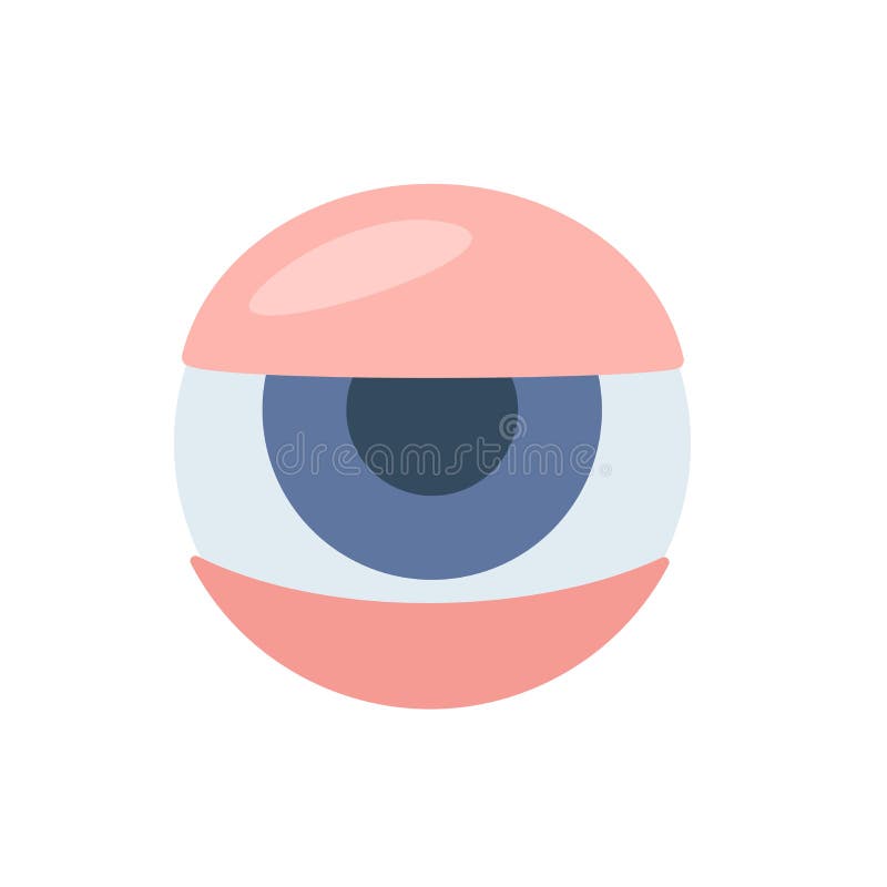 Eye Icon Vector Human Senses Icon In Flat Design Style Stock Vector