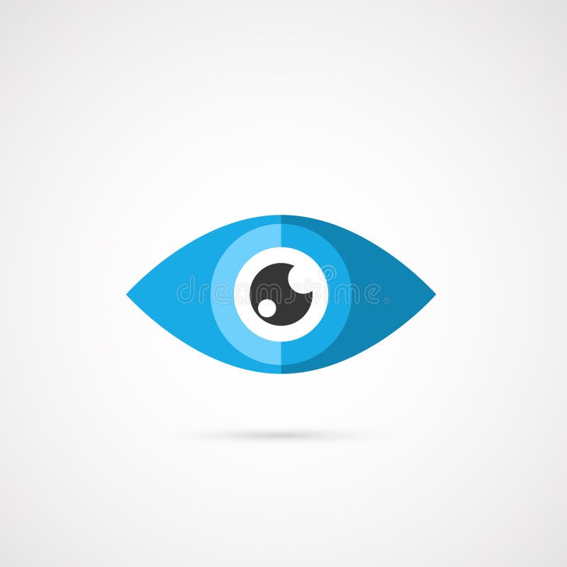Eye icon - vector icon. stock vector. Illustration of flat - 93005482