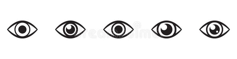 Eye Icon, Vector Symbol Isolated. Stock Vector - Illustration of vector ... Eye Icon, Vector Symbol Isolated. Stock Vector - Illustration of vector ...