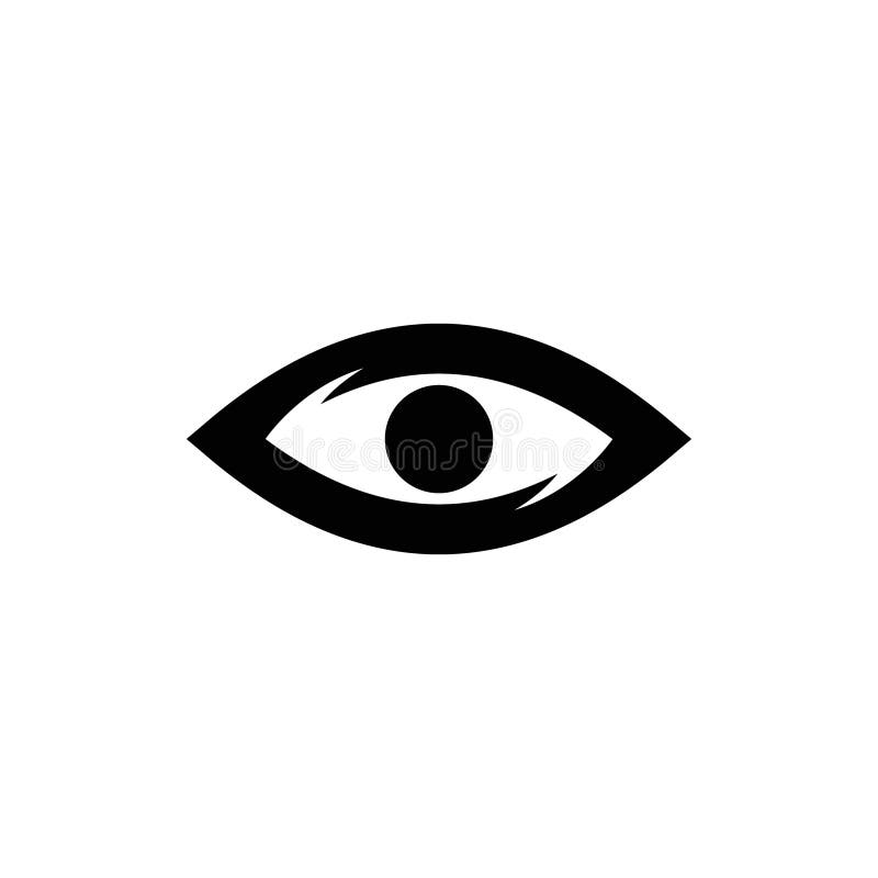 Eye Icon. Vision Symbol Vector Design Stock Vector - Illustration of ...