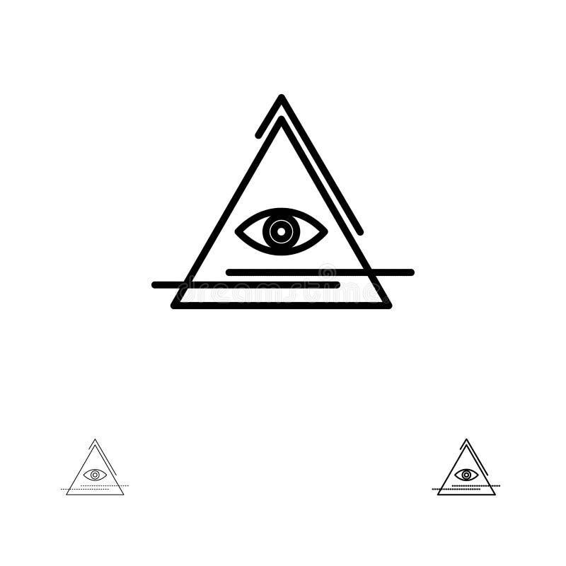 Illuminati Triangle Black