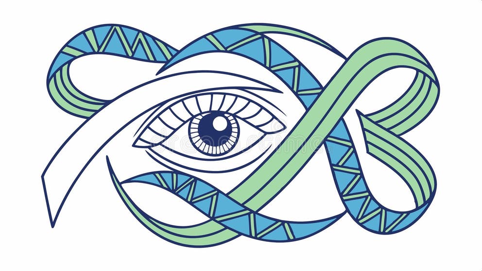 Eye with Infinity Symbol for Vision and Limitless Possibilities Vector ...