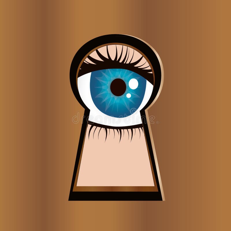 Keyhole Eye Stock Illustrations – 561 Keyhole Eye Stock Illustrations ...