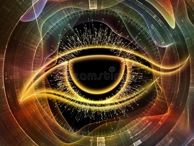 Beyond Visual Information stock illustration. Illustration of flow ...