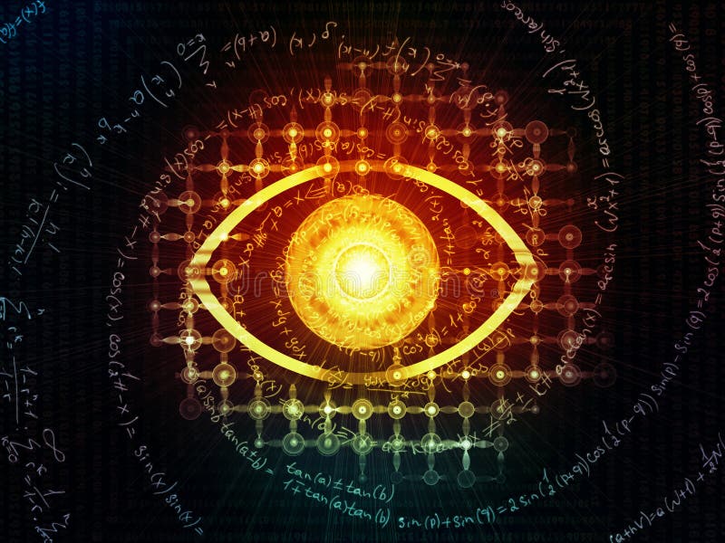 Advance of Visual Information Stock Illustration - Illustration of ...