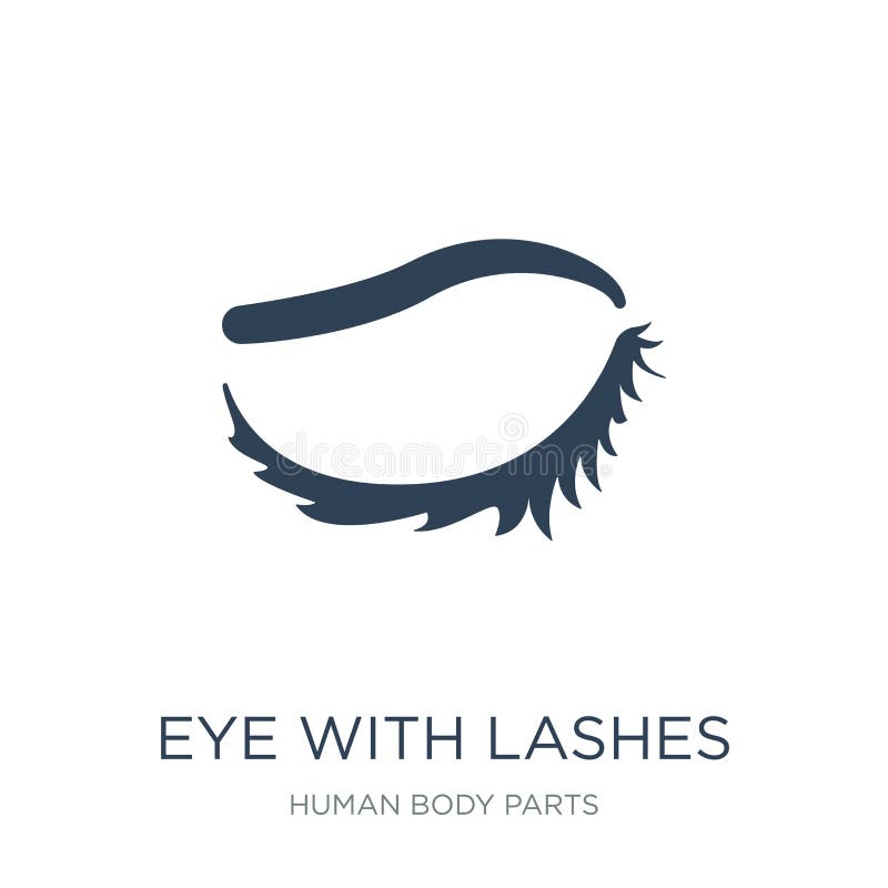 Eye lashes icon. Lashes stock illustration. Illustration of close ...