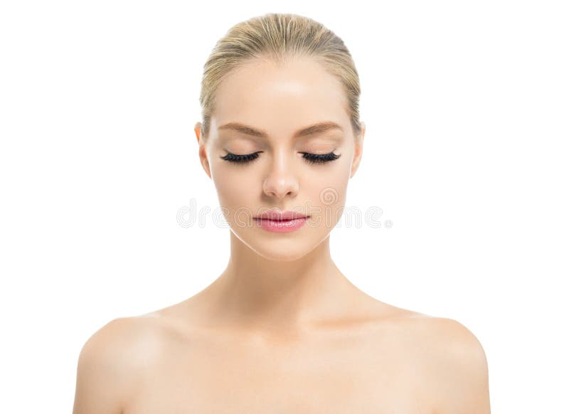 Eye Lashes Woman Beauty Face Macro Stock Image - Image of facial, blue ...