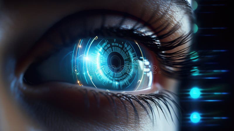 Eye lasik technology stock illustration. Illustration of flap - 317283334