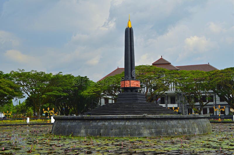 Eye Level Angled Photo of Malang Square Monument Editorial Stock Photo ...