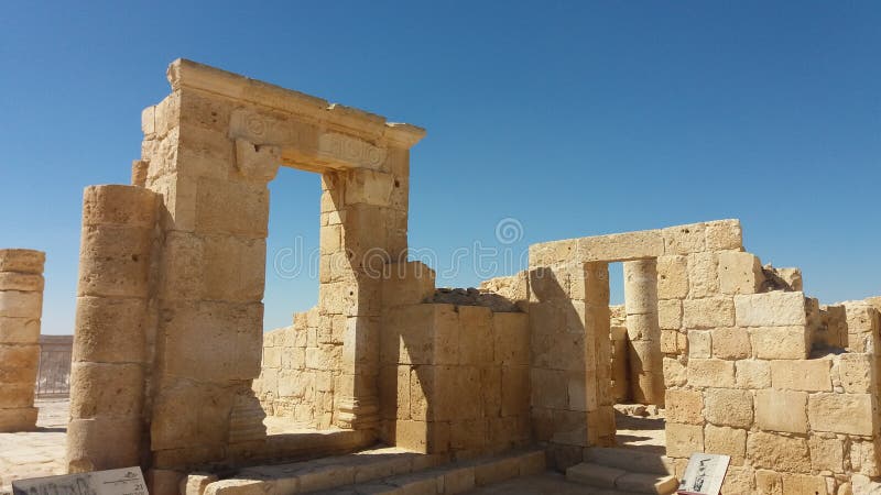 Eye-level Shot of the Ruins of an Old Landmark Stock Photo - Image of ...
