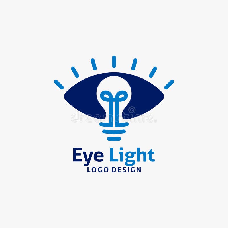 Eye light logo design stock vector. Illustration of vision - 274823245