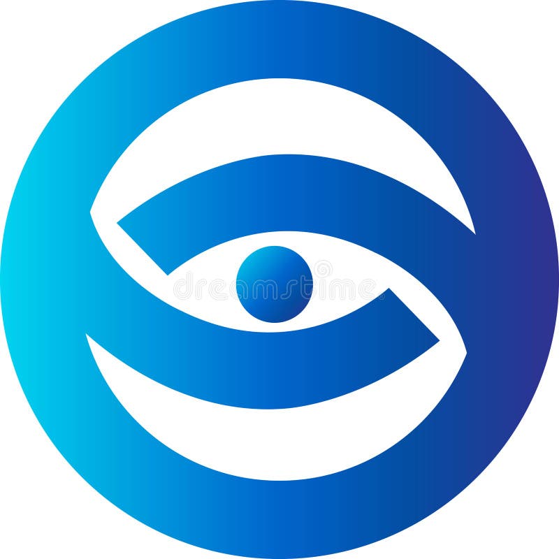 Eye Vision Logo,circle Optic Symbol,sphere Vortex Icon Vector ...