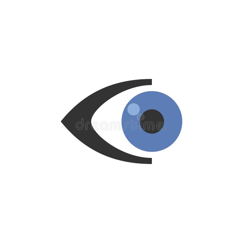 Eye logo design editorial photography. Illustration of graphic - 78456622