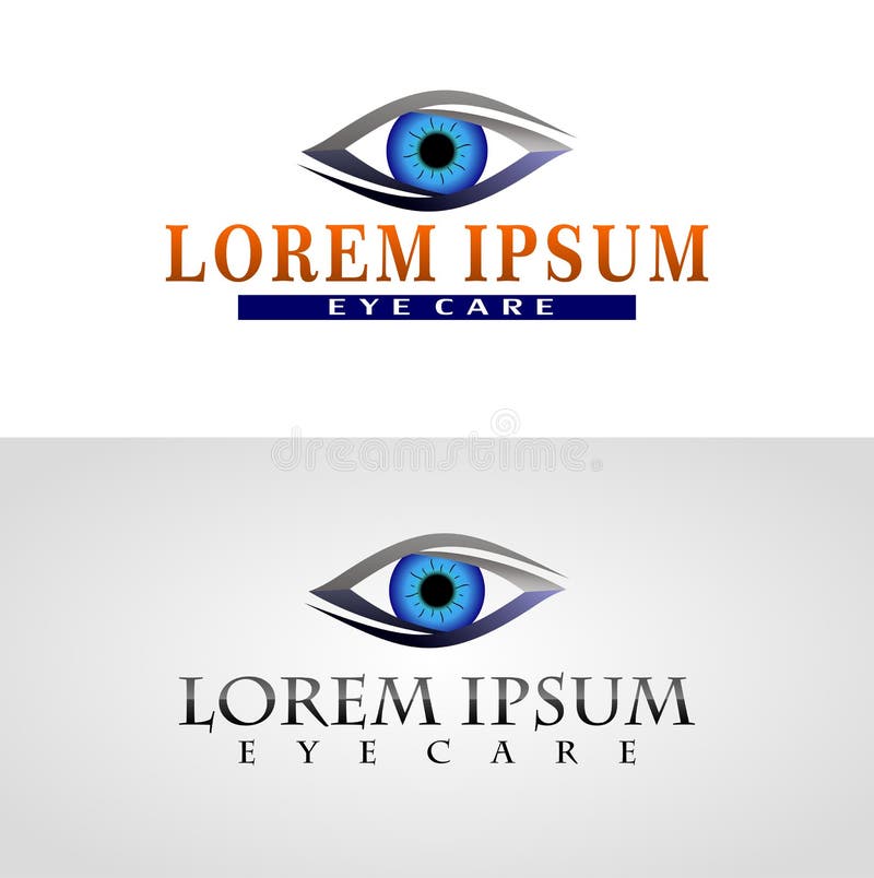 Eye Logo Design Template, Creative Vision Logotype Concept. Colorful ...