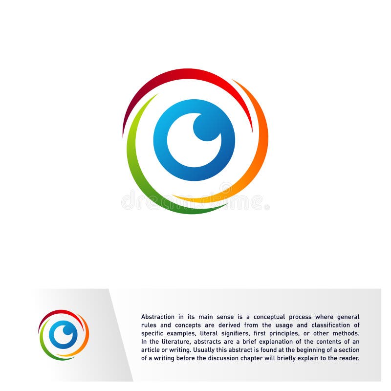 Eye Logo Design Vector Template. Spiral Vision, Vortex, Circle Stock ...