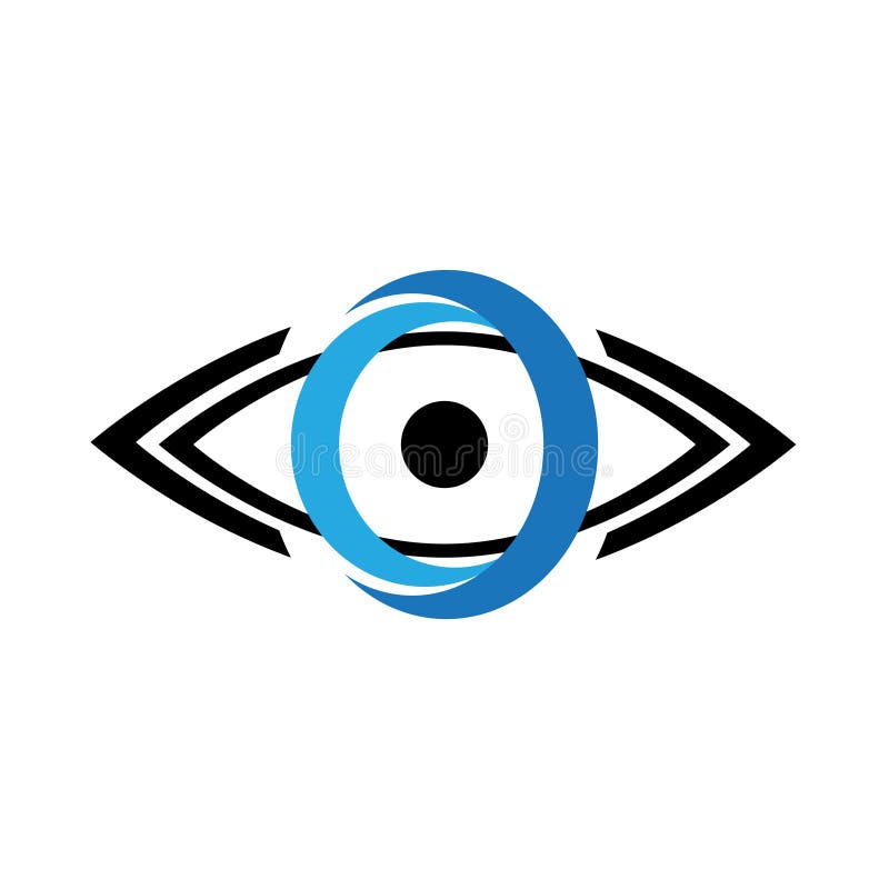 Eye logo vector template stock vector. Illustration of identity - 346263462