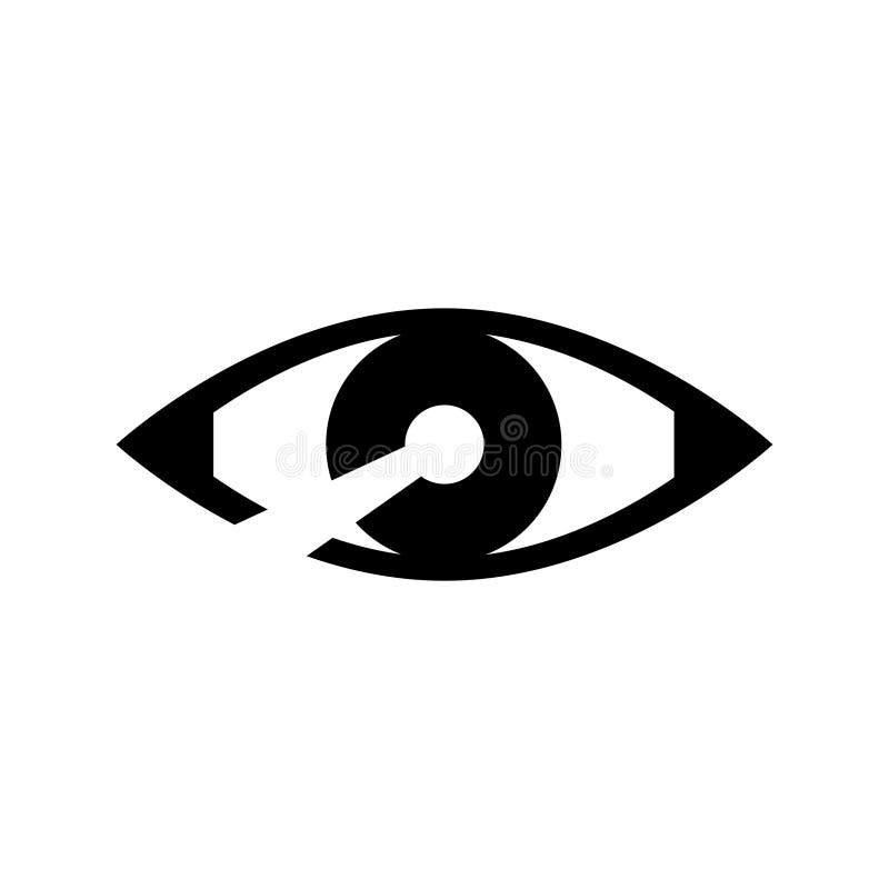 Eye Logo Vector Template Icon Stock Vector - Illustration of iris ...