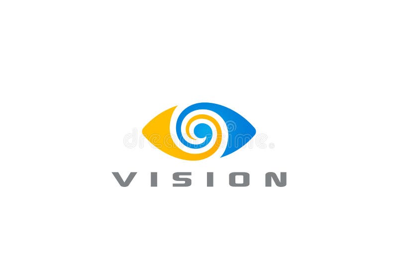 Eye Logo Vision Abstract Logo Design Vector Stock Vector - Illustration ...