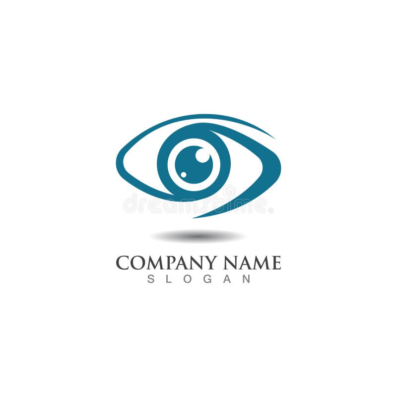 Eye Logo Vision Abstract Simple Design Vector Template Stock ...