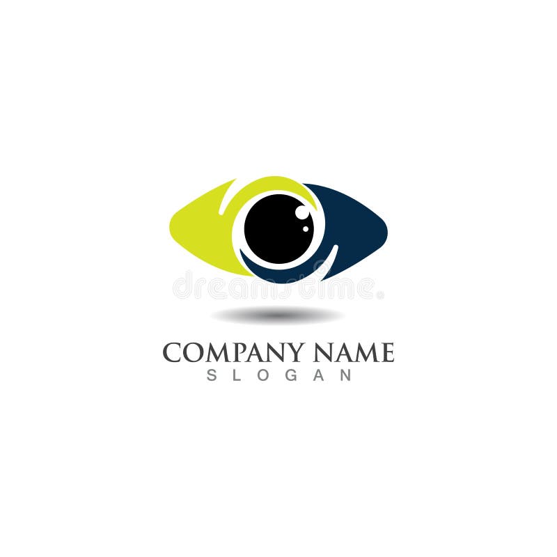 Eye Logo Vision Abstract Simple Design Vector Template Stock ...