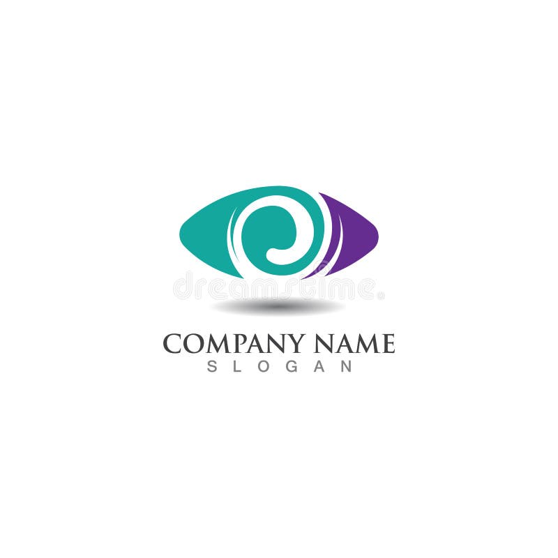 Eye Logo Vision Abstract Simple Design Vector Template Stock ...