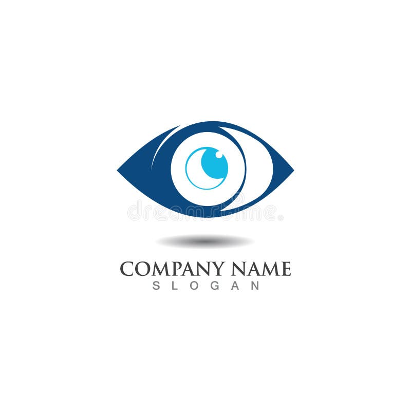 Eye Logo Vision Abstract Simple Design Vector Template Stock ...