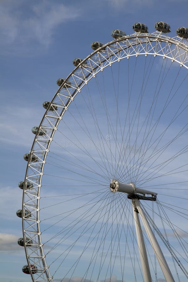 Eye of London 3 Quarter View Editorial Stock Image - Image of view ...