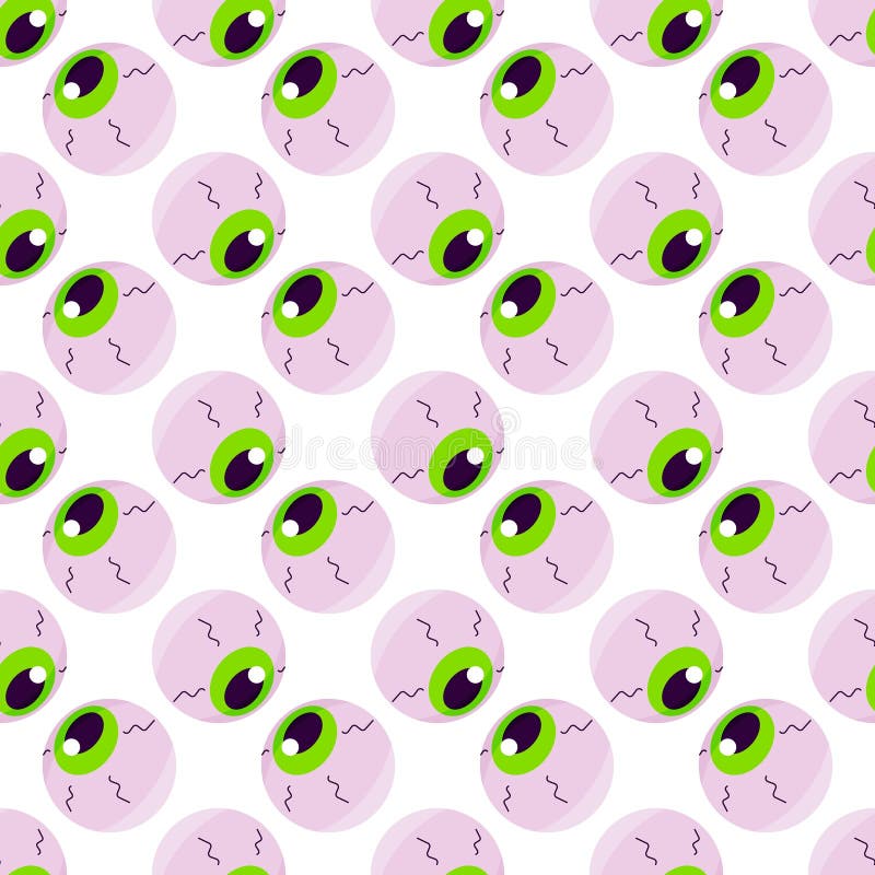 Eye Look Halloween Scary See Pattern Textile Stock Vector ...