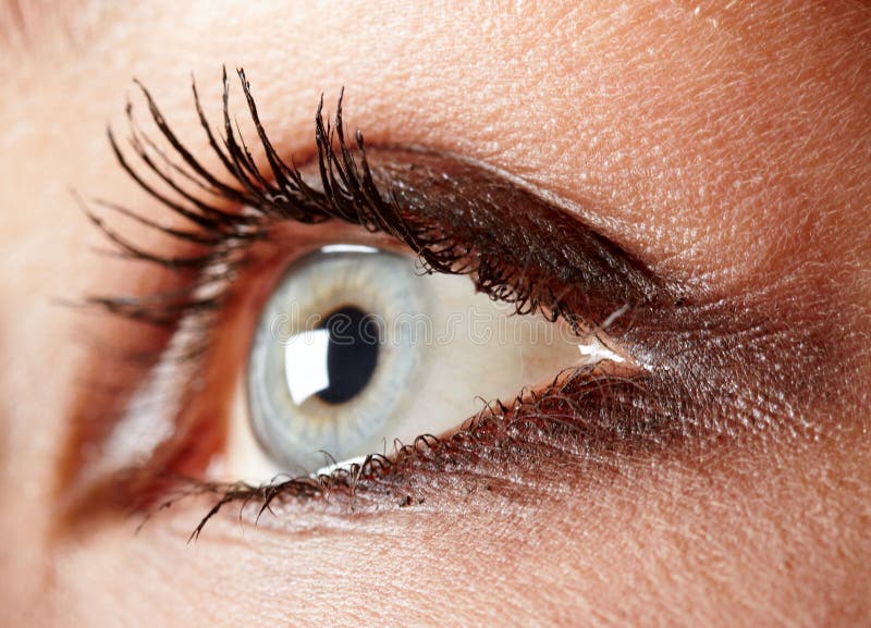 Eye macro stock image. Image of focus, sideways, care - 16091101