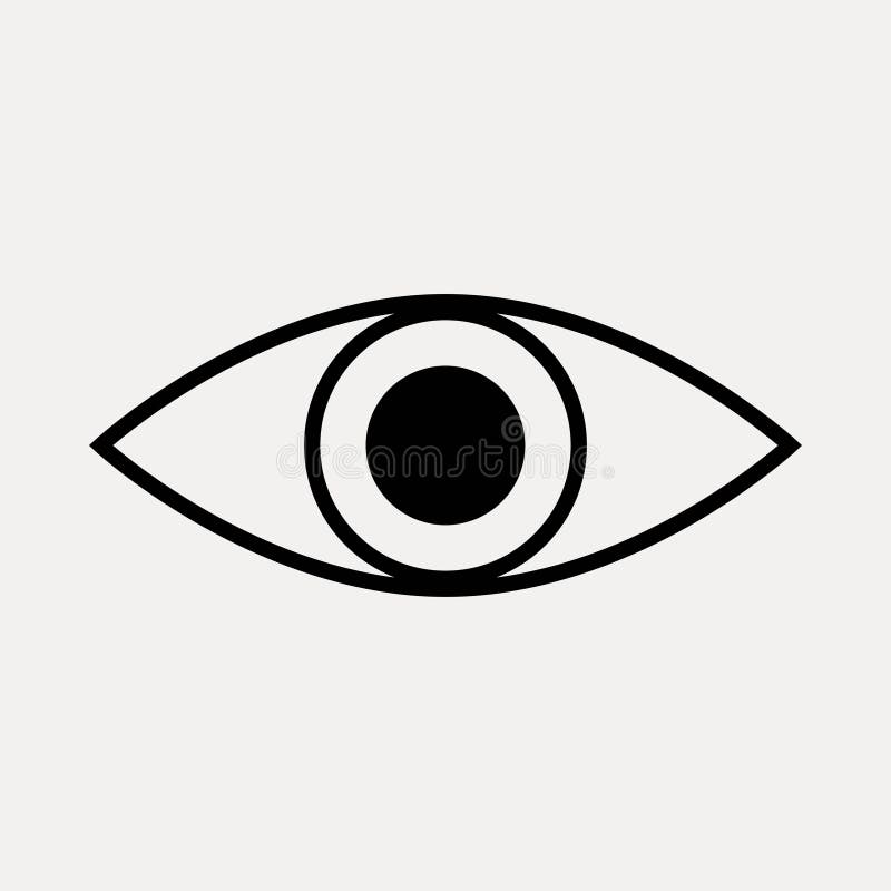 Eye, Magic Eye. Abstract Minimalistic Clean and Simple Circle Design ...