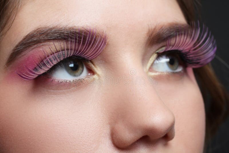 Eye makeup stock image. Image of false, beauty, extended - 90991733