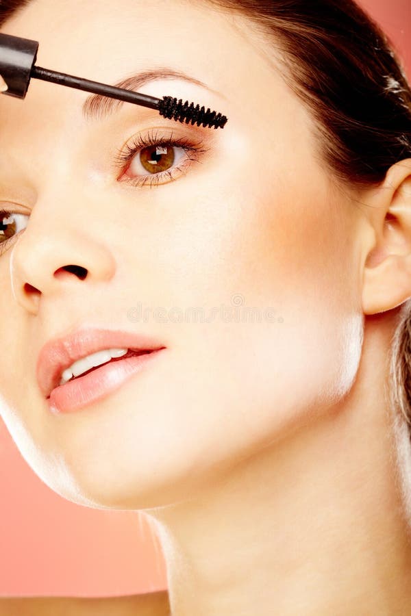 Doing makeup stock photo. Image of care, hair, lips, glamorous - 15263010