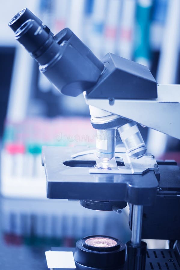 Eye Microscope for Diagnostic Disease Stock Image - Image of analysis ...