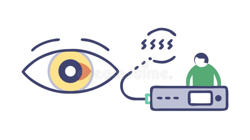 Eye Monitoring Data Icon, Surveillance and Analytics, Vector Design ...