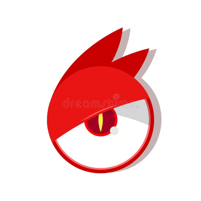 Eye of Monster Apps Icon. Eye of Monster Logo Design Stock Illustration ...