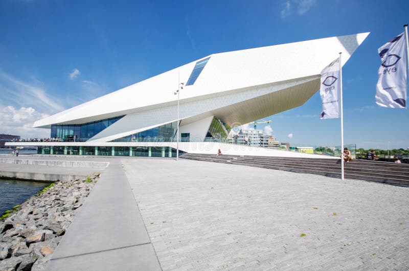 Eye museum Amsterdam editorial image. Image of meissl - 49579485