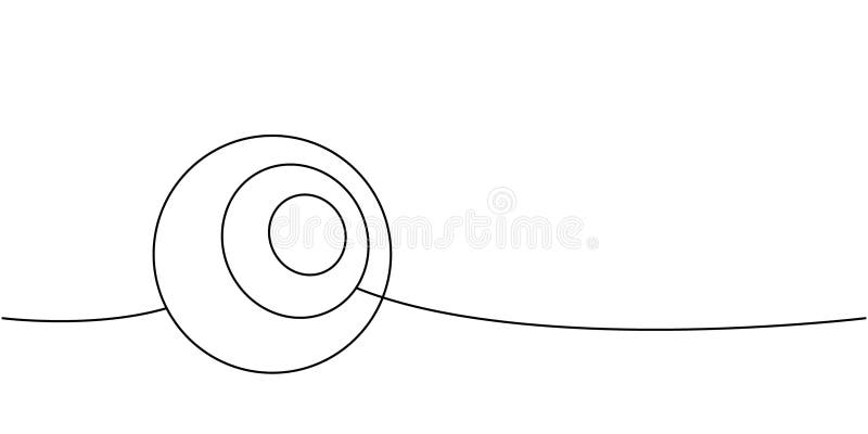 Eye One Line Continuous Drawing. Human Internal Organ Continuous One ...