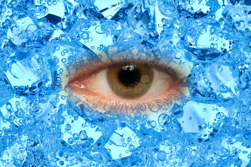 Eye stock photo. Image of acrylic, transparent, watch - 67289286