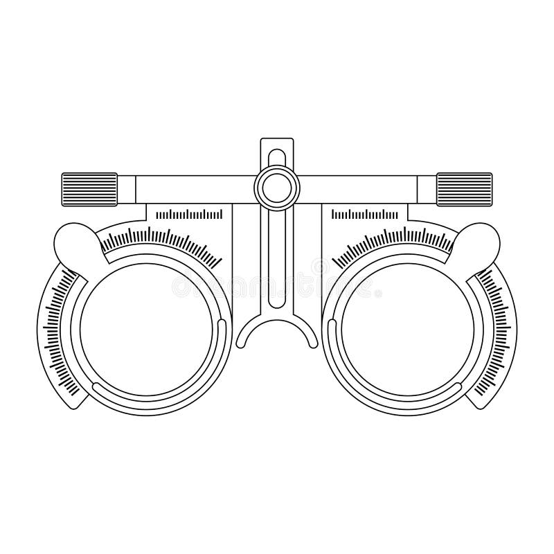 Optics and visual acuity stock vector. Illustration of diagnosis ...
