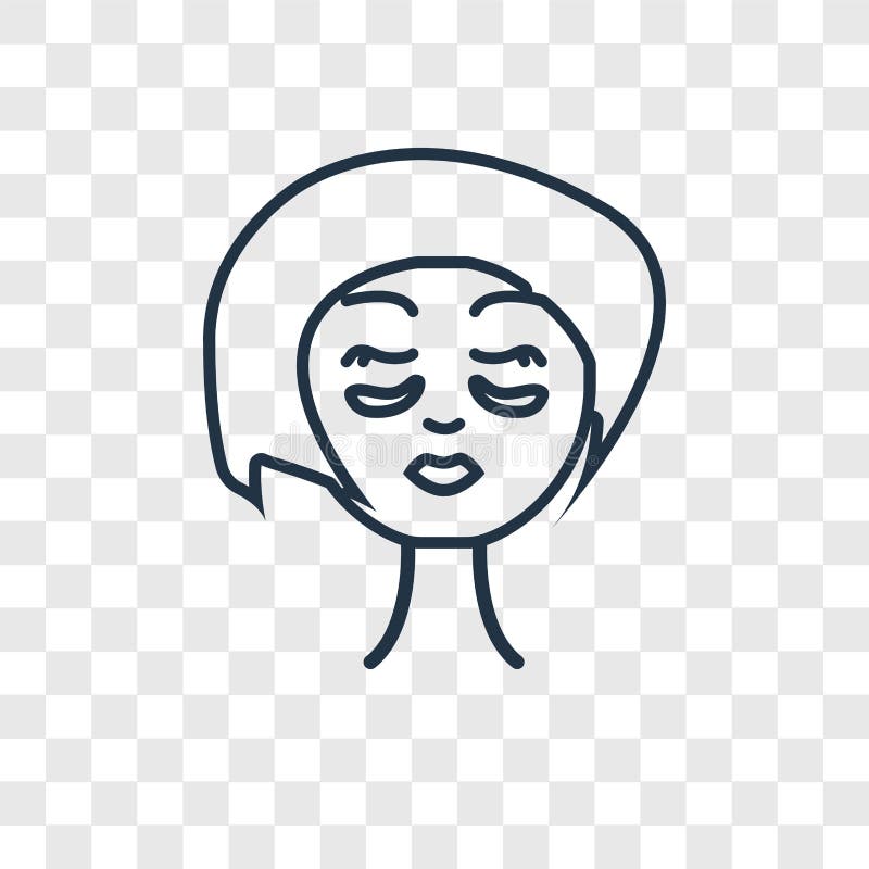 Eye Patch Concept Vector Linear Icon Isolated on Transparent Background ...