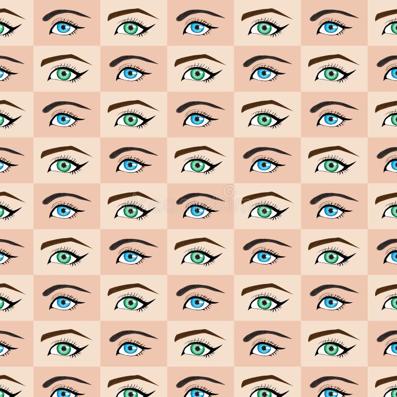 Eye pattern vector stock vector. Illustration of style - 95615377