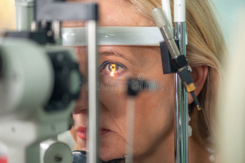 Eye Pressure Test & Tonometry Stock Image - Image of care, instrument ...