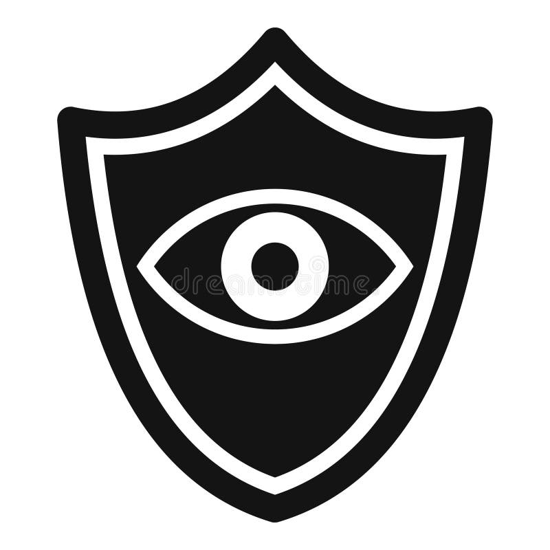 Eye Protecting Shield Logo Representing Security Concept Stock ...