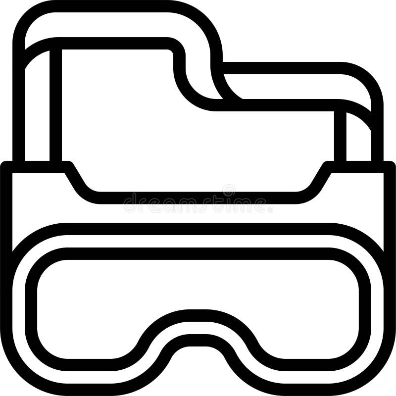 Eye Protection Icon, Vaccine Development Related Vector Stock Vector ...