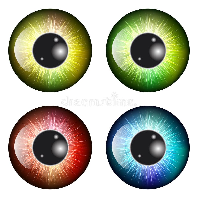 Eye, Pupil, Iris, Vector Symbol Icon Design. Beautiful Illustration ...
